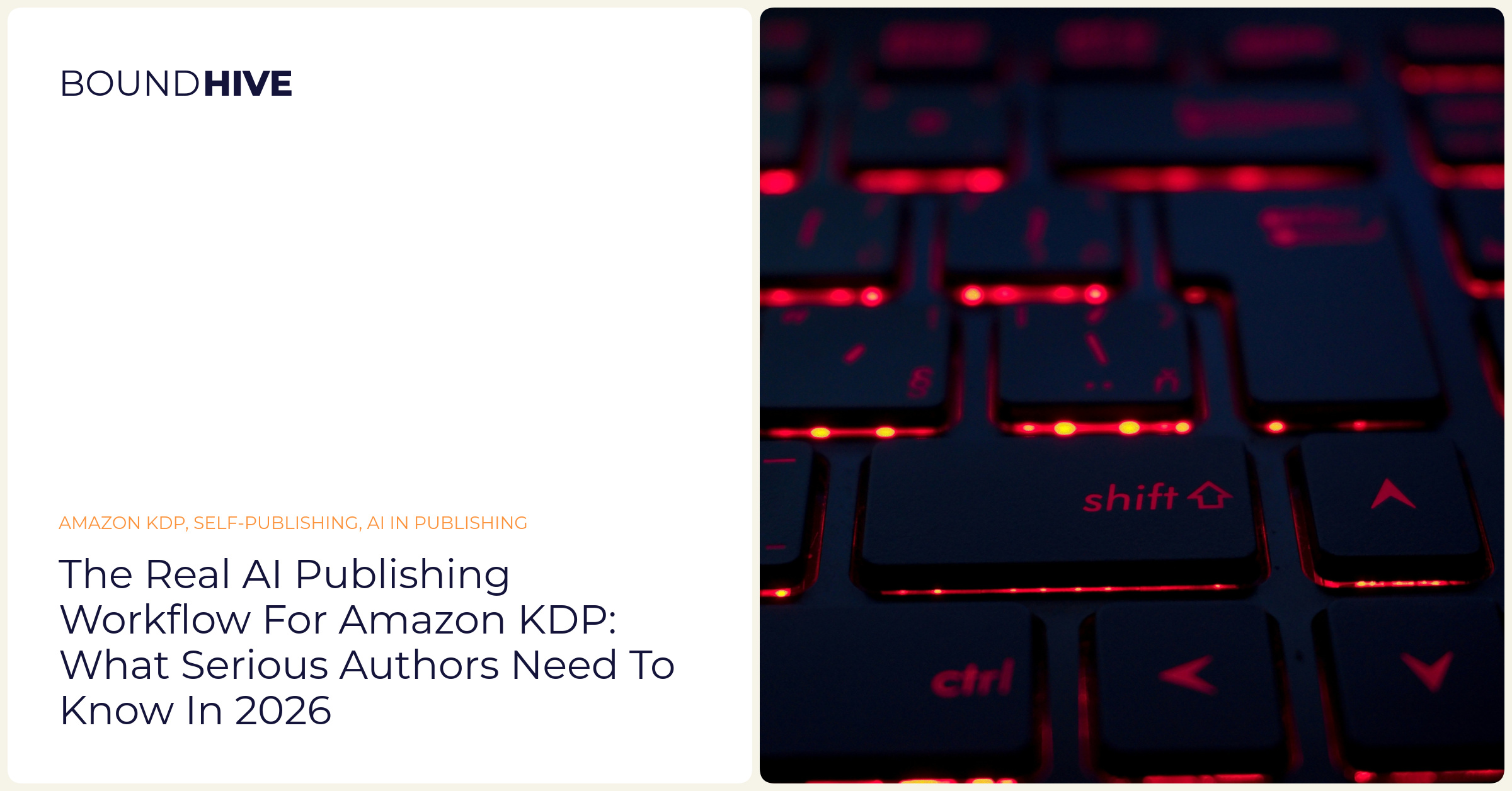 The Real AI Publishing Workflow For Amazon KDP: What Serious Authors ...