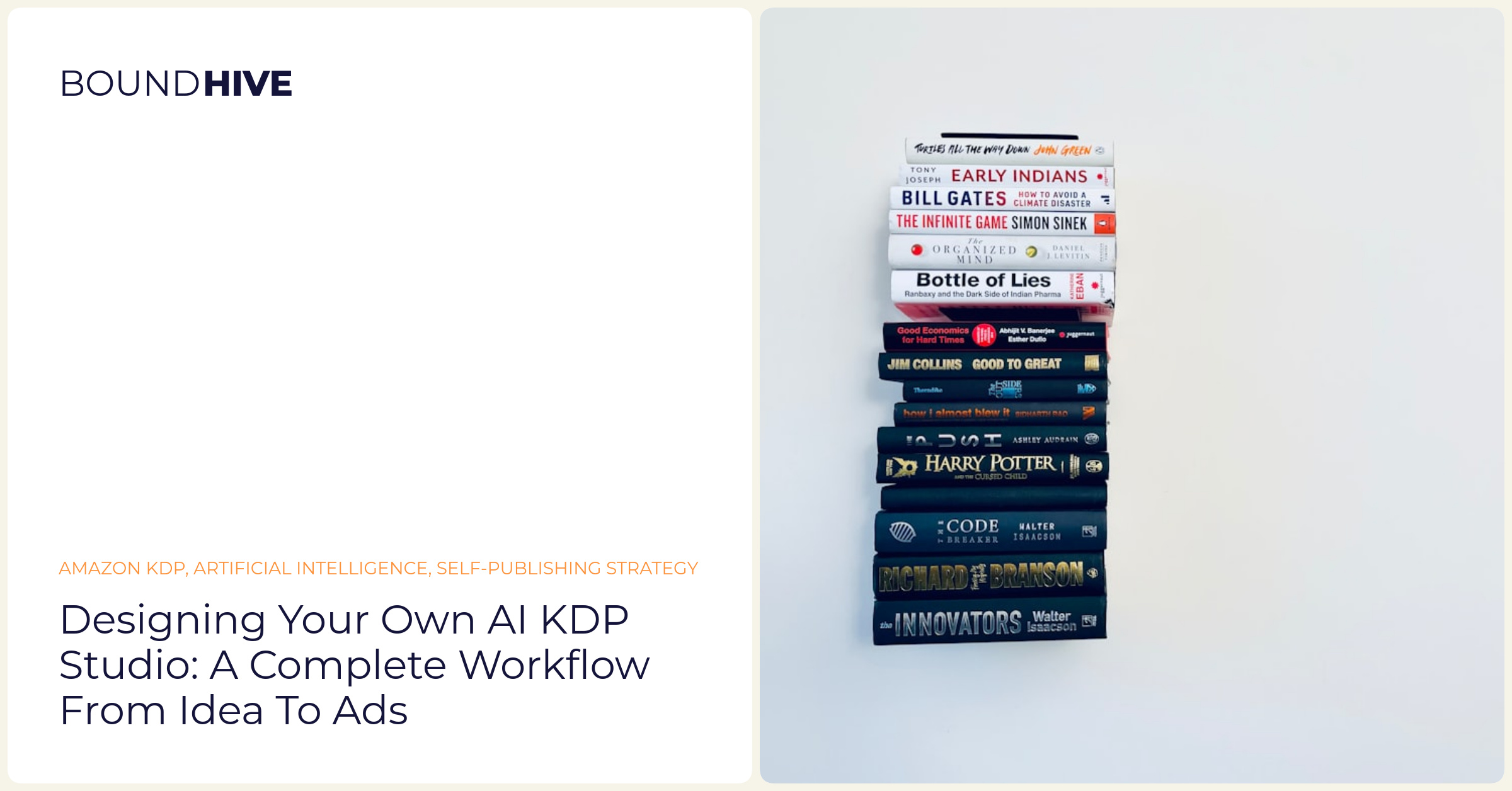 Designing Your Own AI KDP Studio: A Complete Workflow From Idea To Ads ...