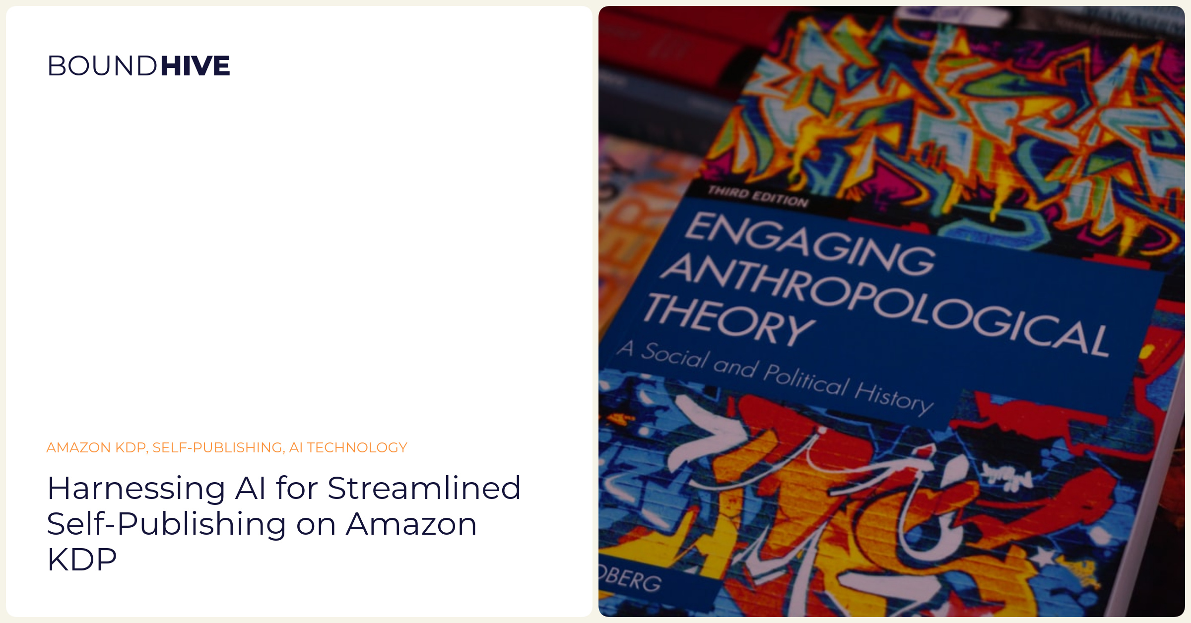 Harnessing AI for Streamlined Self-Publishing on Amazon KDP - BoundHive