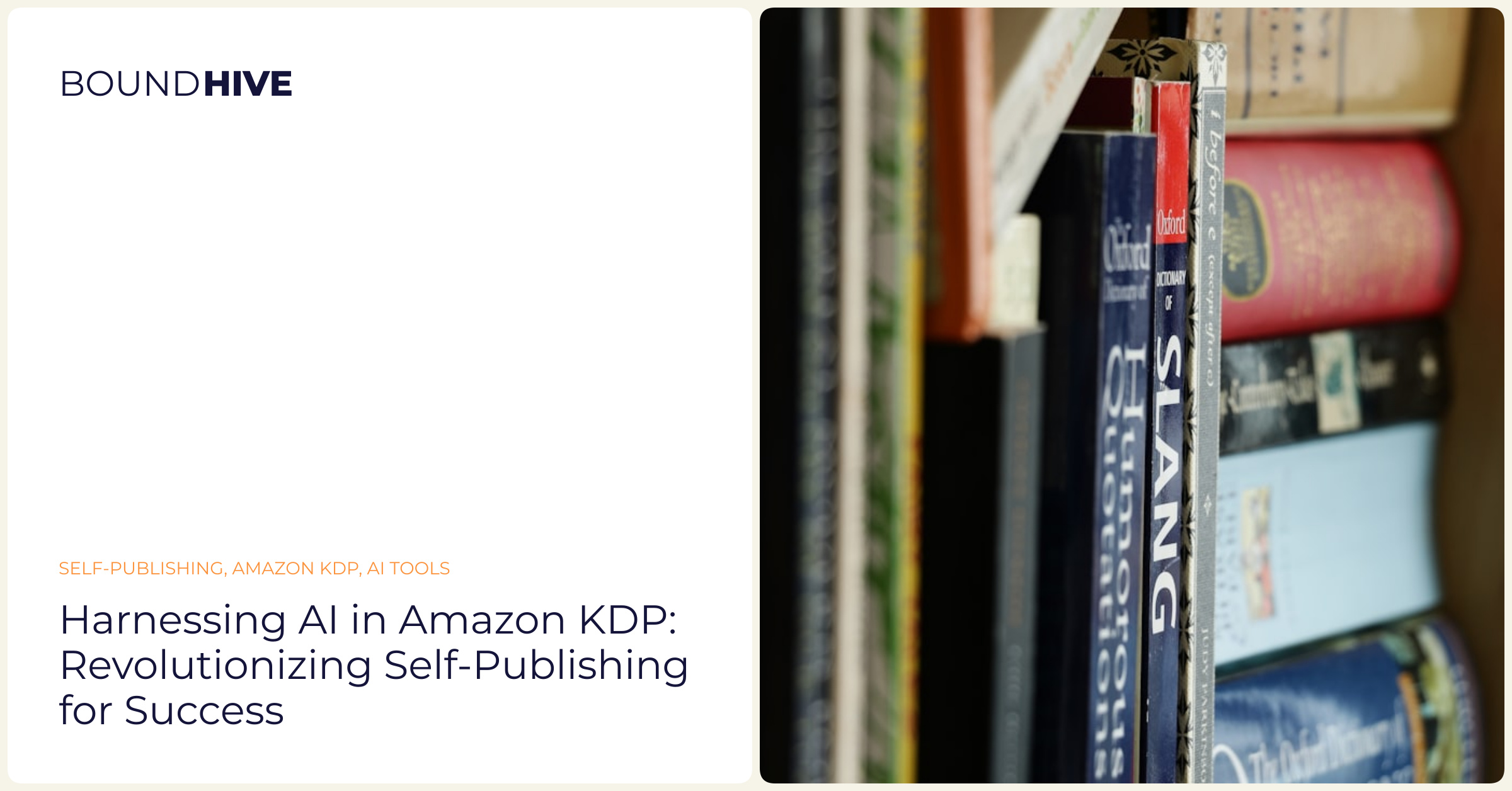 Harnessing AI in Amazon KDP: Revolutionizing Self-Publishing for Success - BoundHive