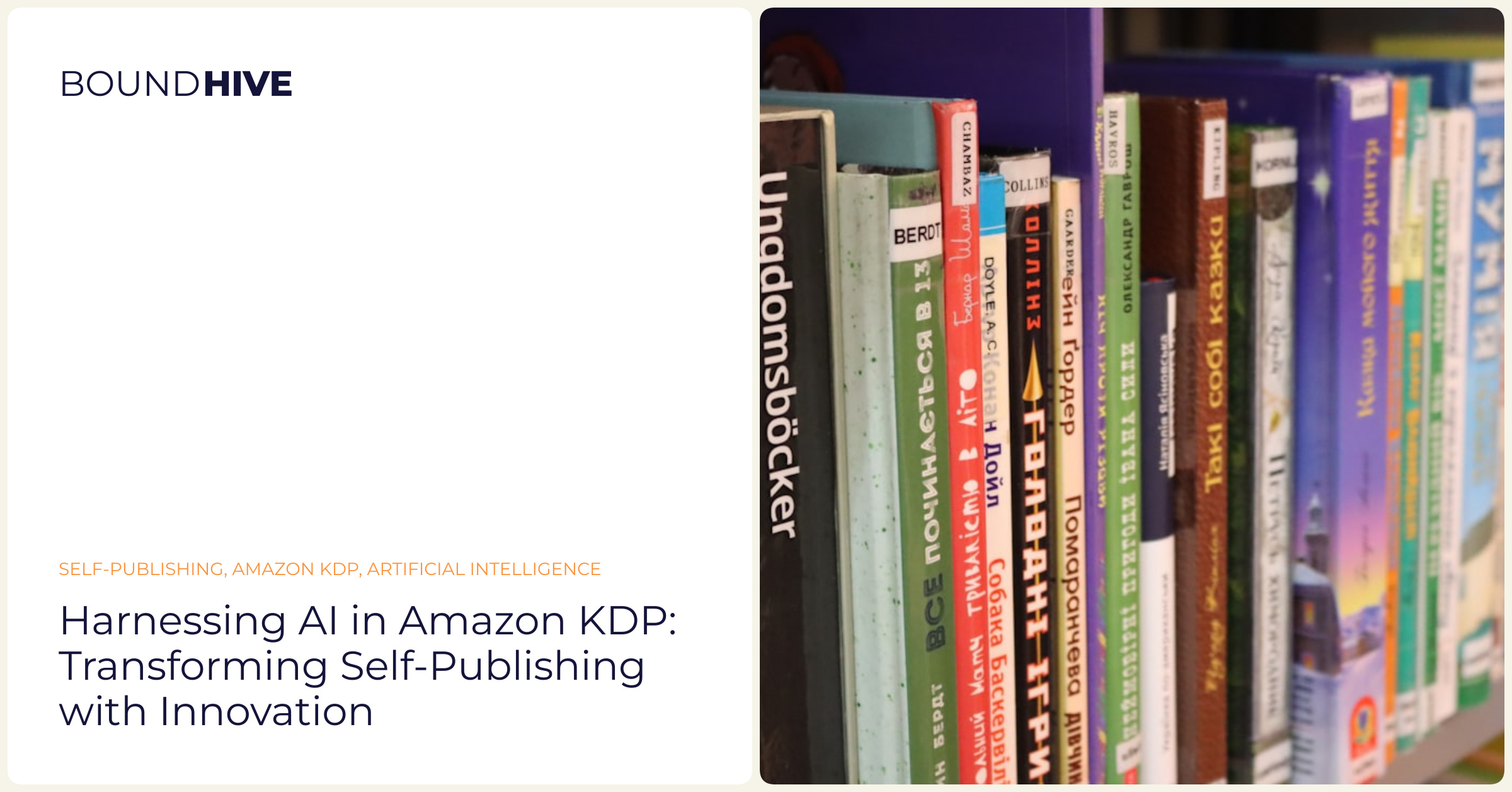 Harnessing AI in Amazon KDP: Transforming Self-Publishing with ...