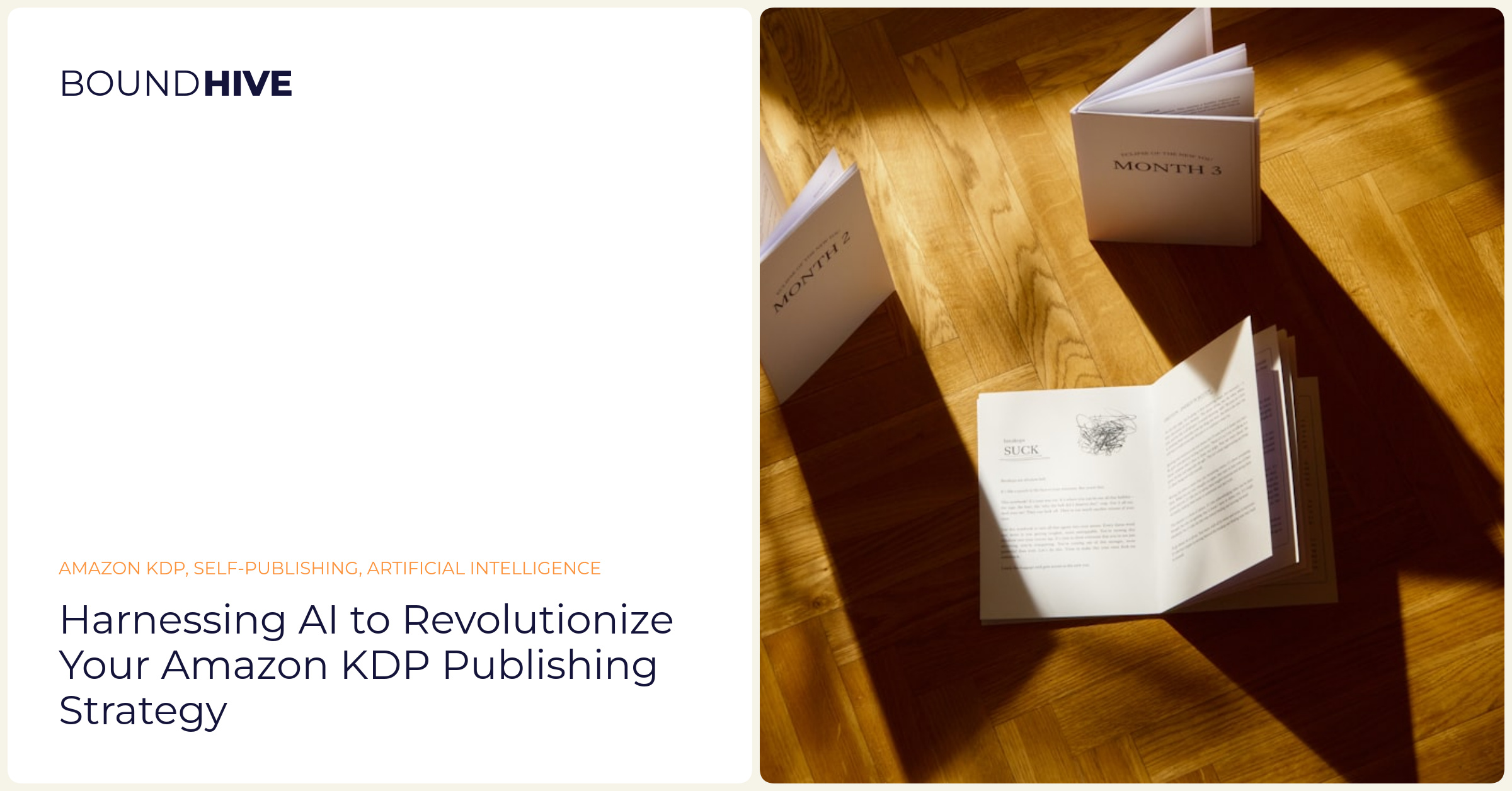 Harnessing AI to Revolutionize Your Amazon KDP Publishing Strategy - BoundHive