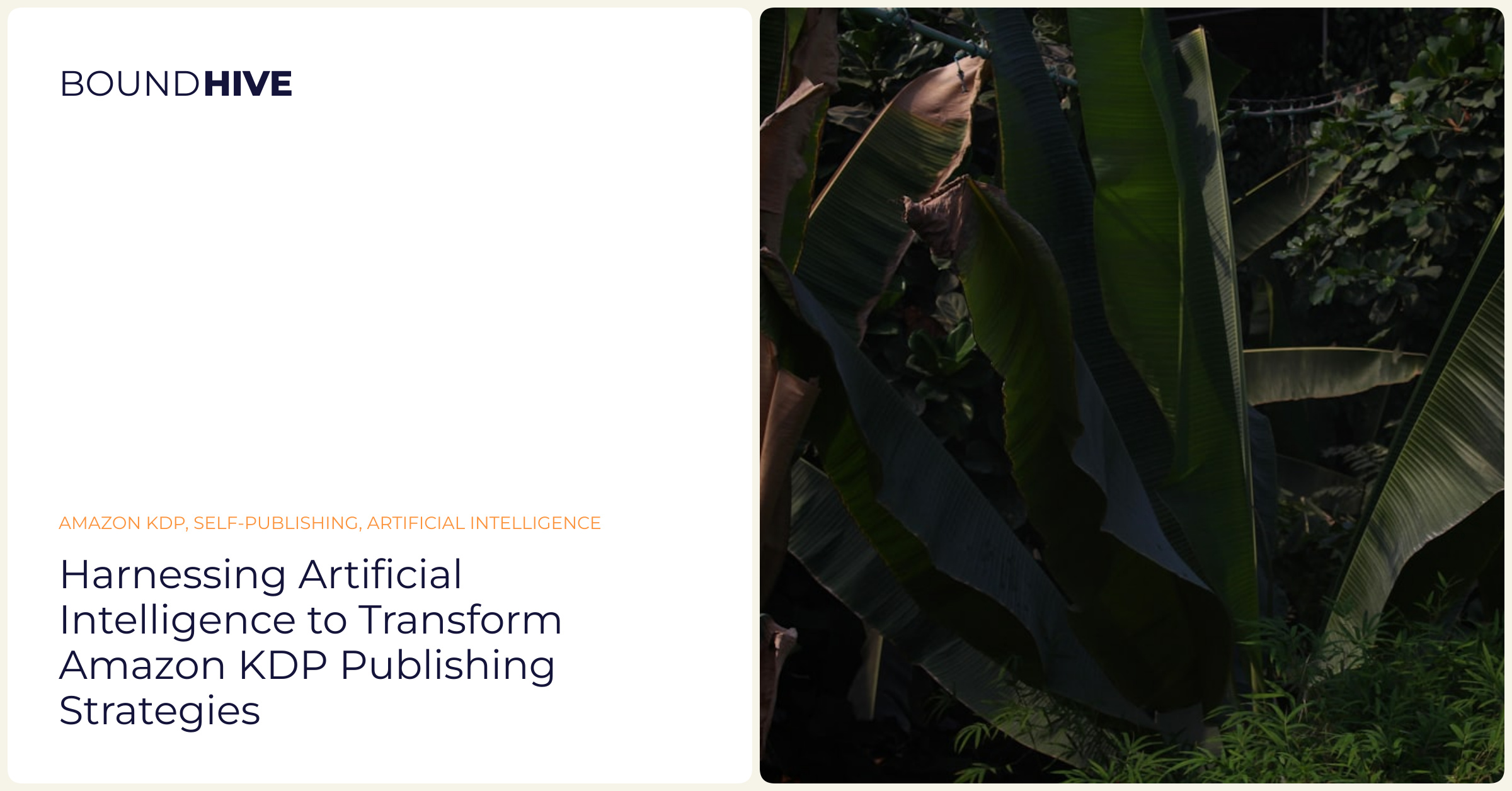 Harnessing Artificial Intelligence to Transform Amazon KDP Publishing Strategies - BoundHive