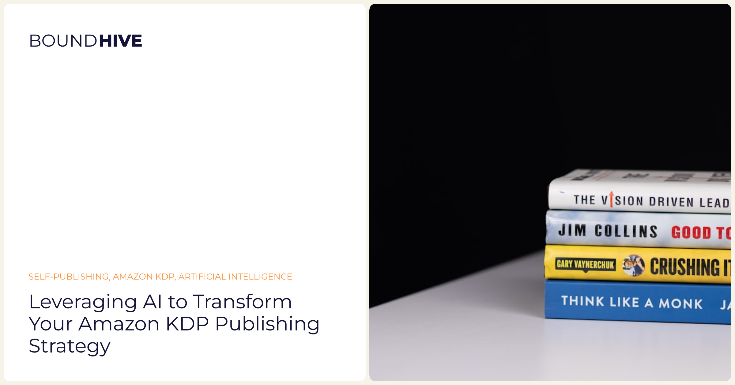 Leveraging AI to Transform Your Amazon KDP Publishing Strategy - BoundHive