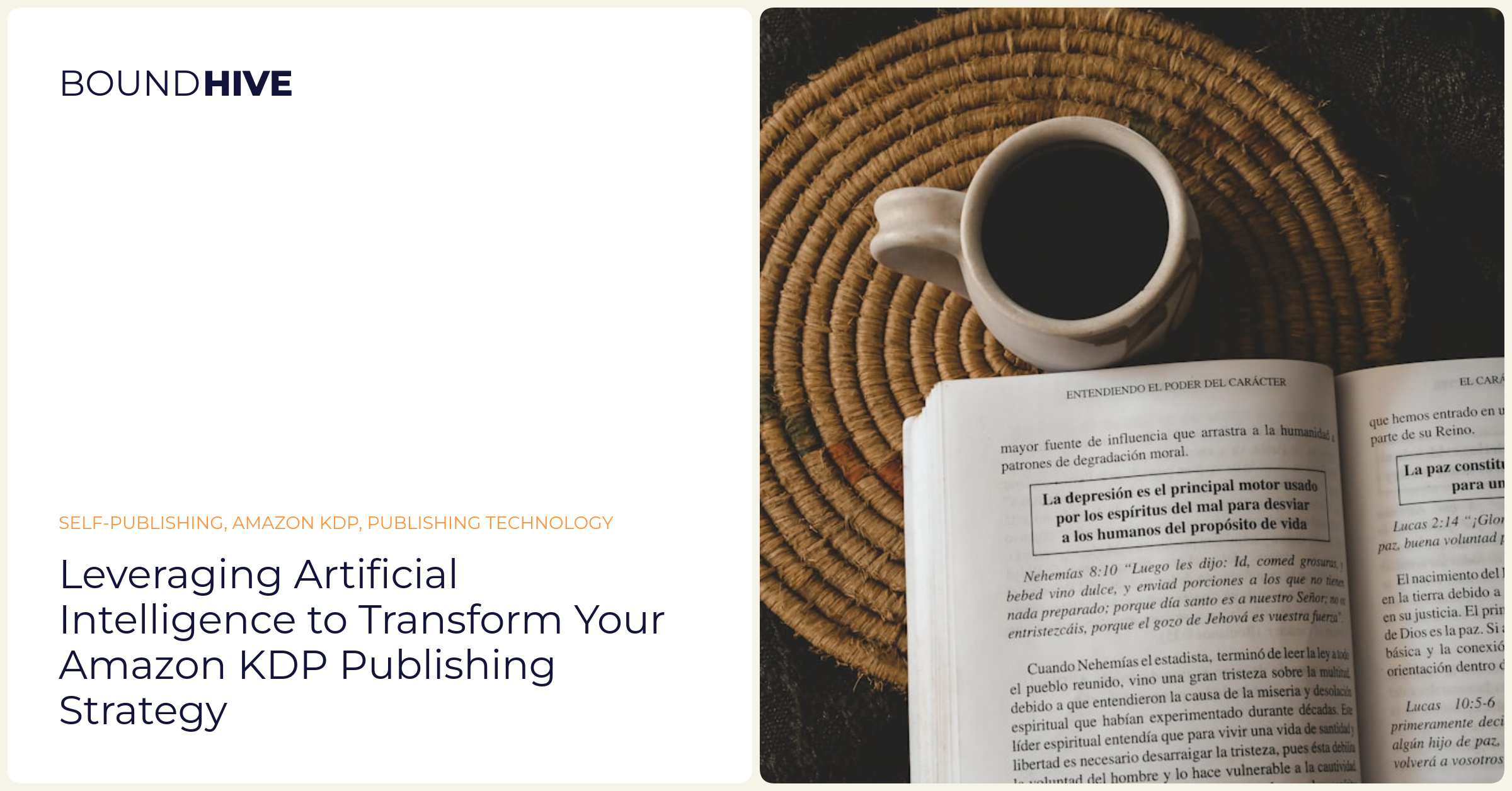 Leveraging Artificial Intelligence to Transform Your Amazon KDP Publishing Strategy - BoundHive