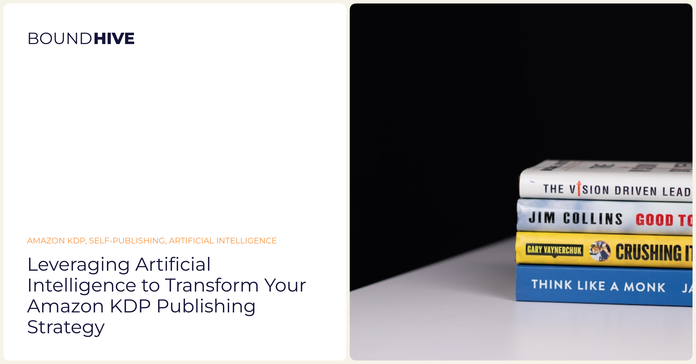Leveraging Artificial Intelligence to Transform Your Amazon KDP Publishing Strategy - BoundHive