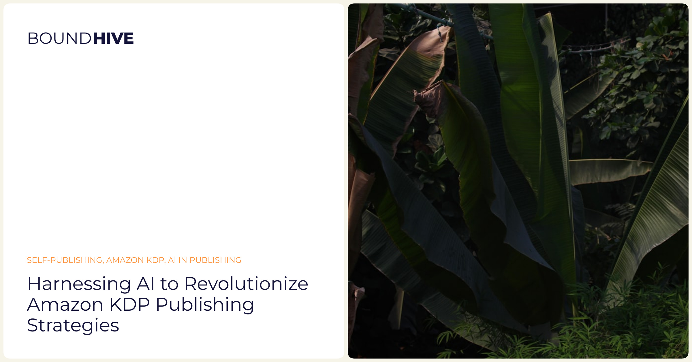 Harnessing AI to Revolutionize Amazon KDP Publishing Strategies - BoundHive