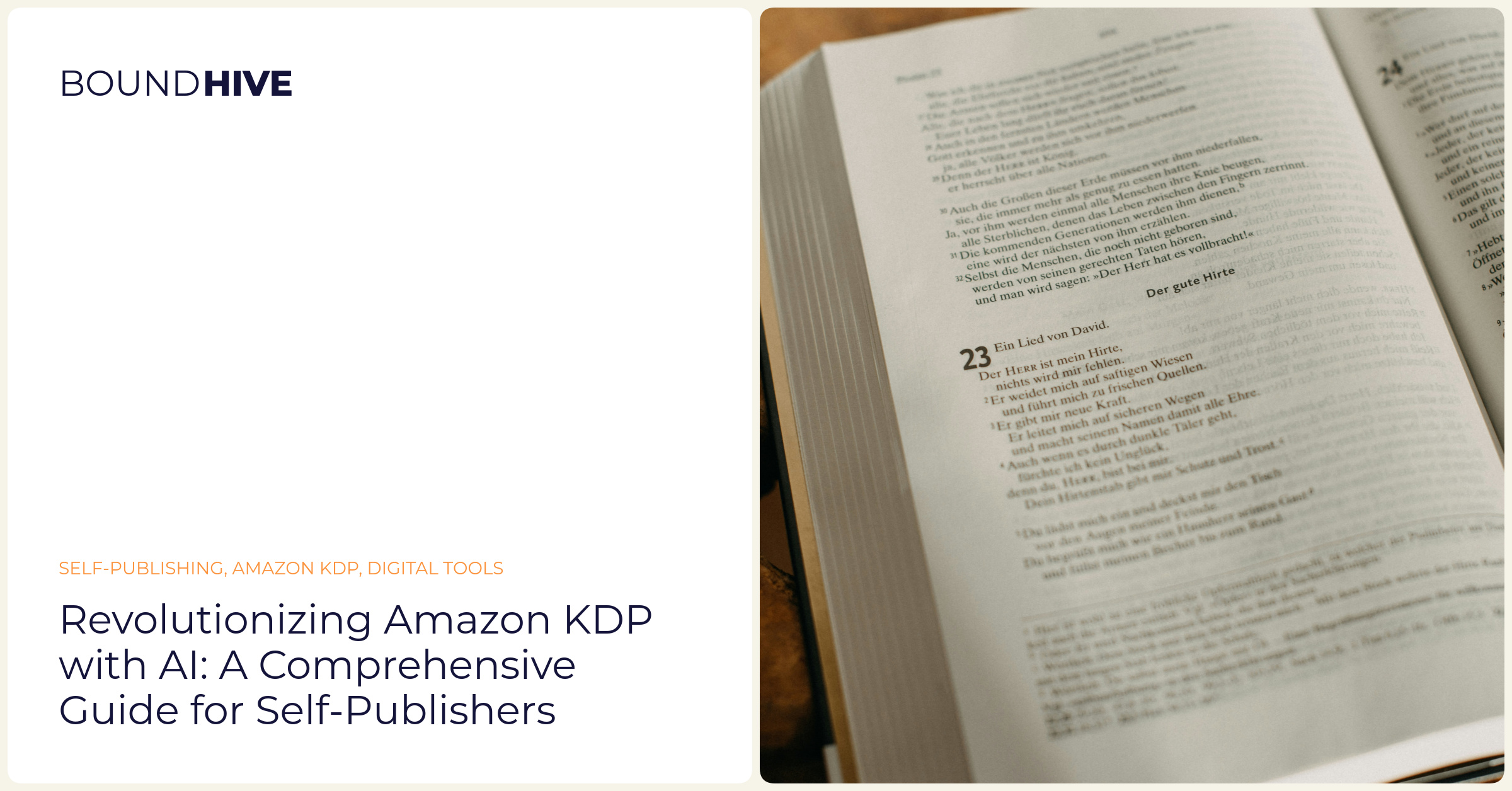 Revolutionizing Amazon KDP with AI: A Comprehensive Guide for Self-Publishers - BoundHive