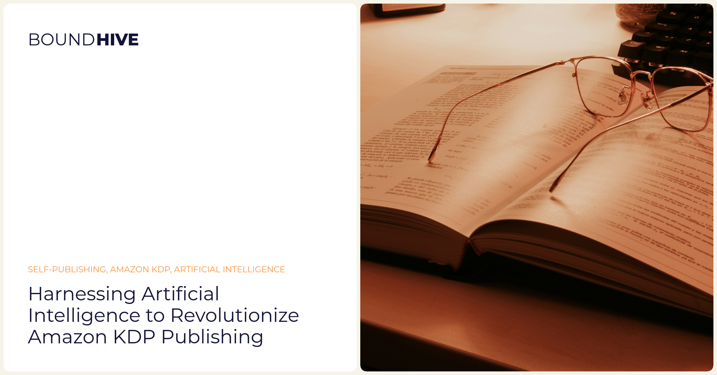 Harnessing Artificial Intelligence to Revolutionize Amazon KDP Publishing - BoundHive