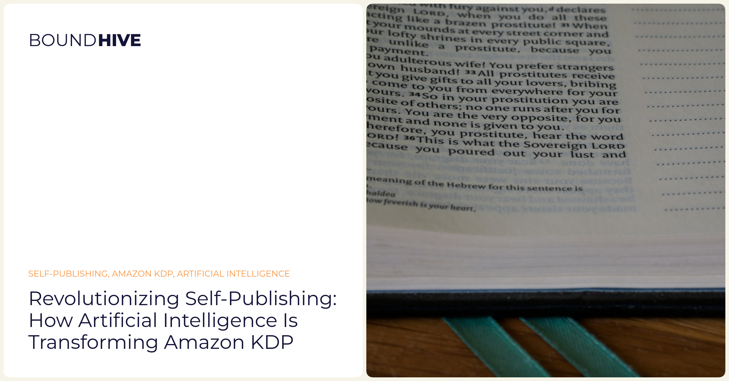 Revolutionizing Self-Publishing: How Artificial Intelligence Is ...