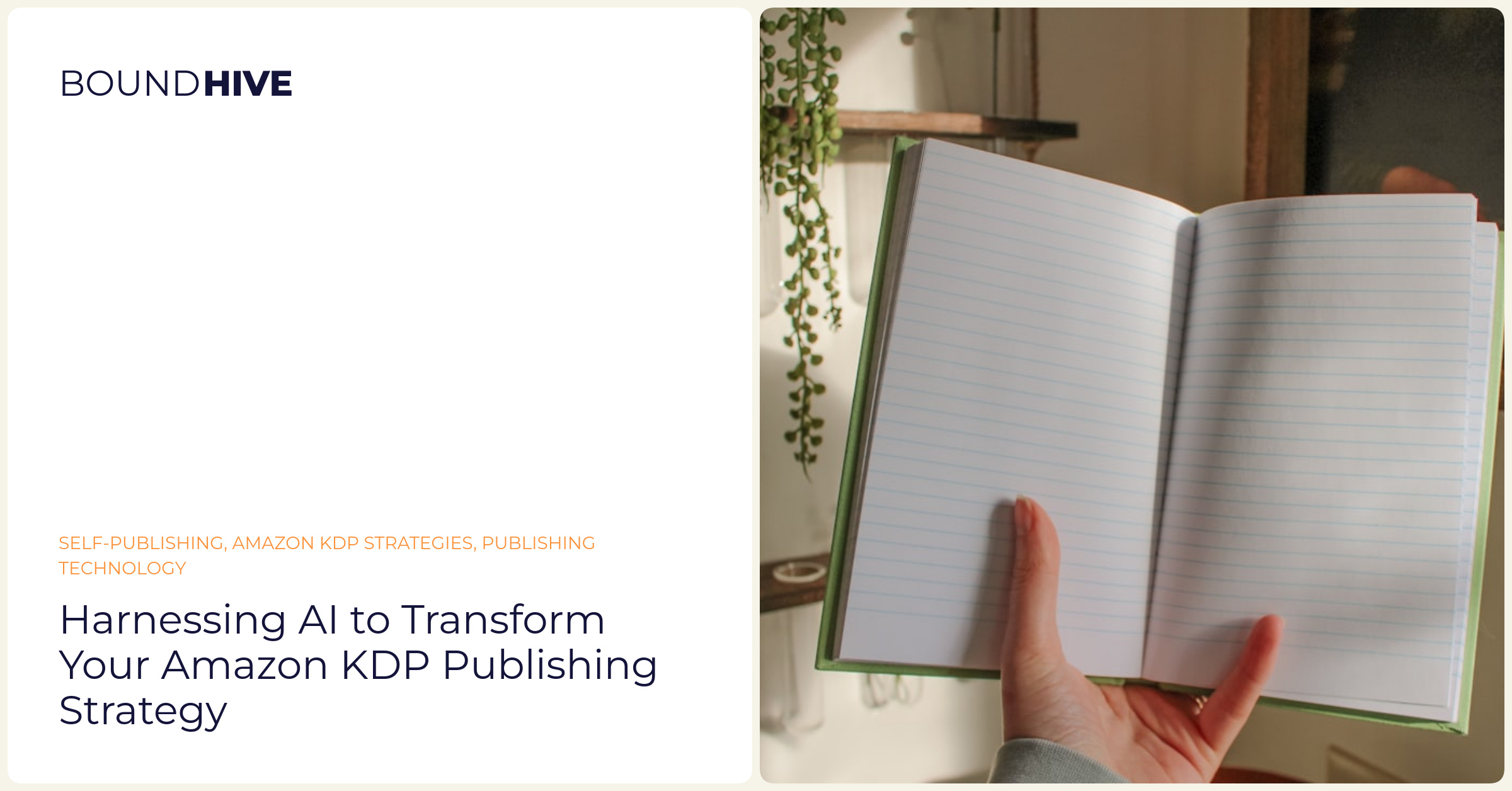 Harnessing AI to Transform Your Amazon KDP Publishing Strategy - BoundHive